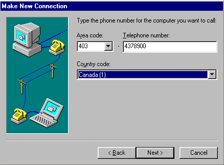 Dial Up Networking 95