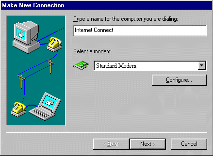 Dial Up Networking 95